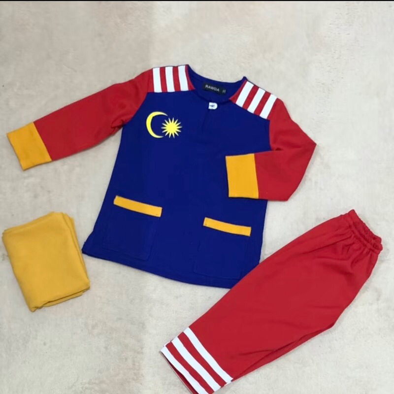 MERDEKA 2024 Set Pilot (Baju+Seluar+Sampin) | Shopee Malaysia