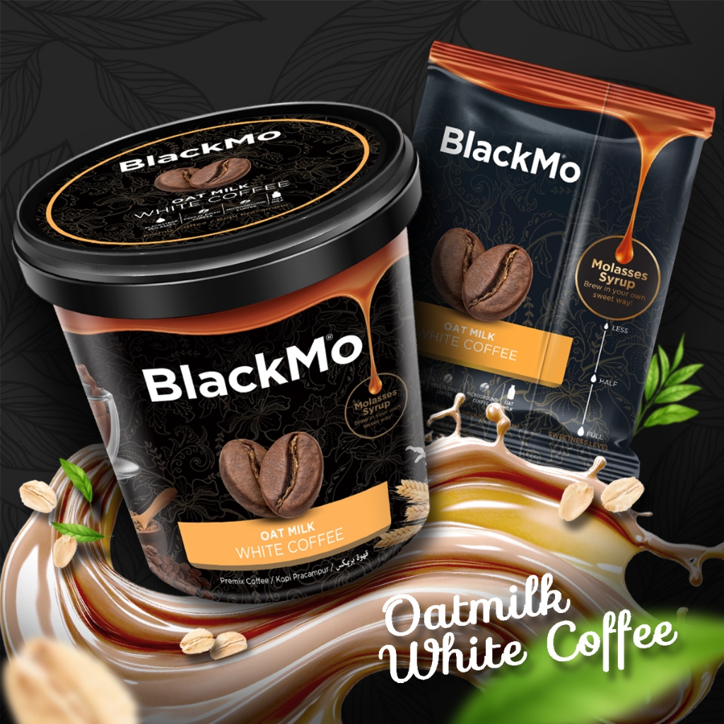 BlackMo Oat Milk White Coffee (34g x 10 Sachets) | Shopee Malaysia