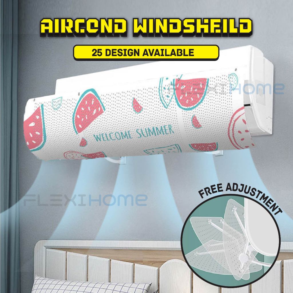 Air conditioner Windshield Adjustable Air Cond Shield Aircond Cover ...