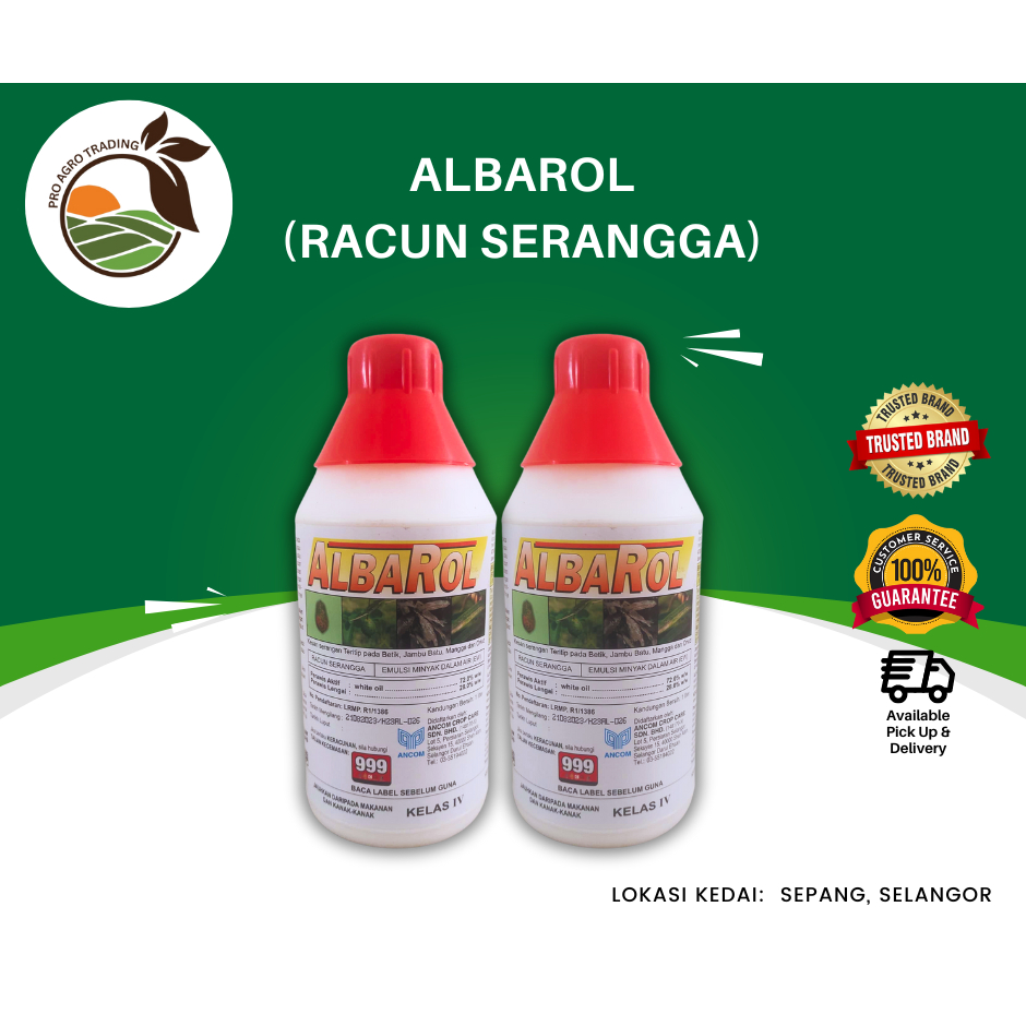Syngenta ALBAROL WHITE OIL (1L) - Racun Teritip, Whitefly, Kutu Daun ...