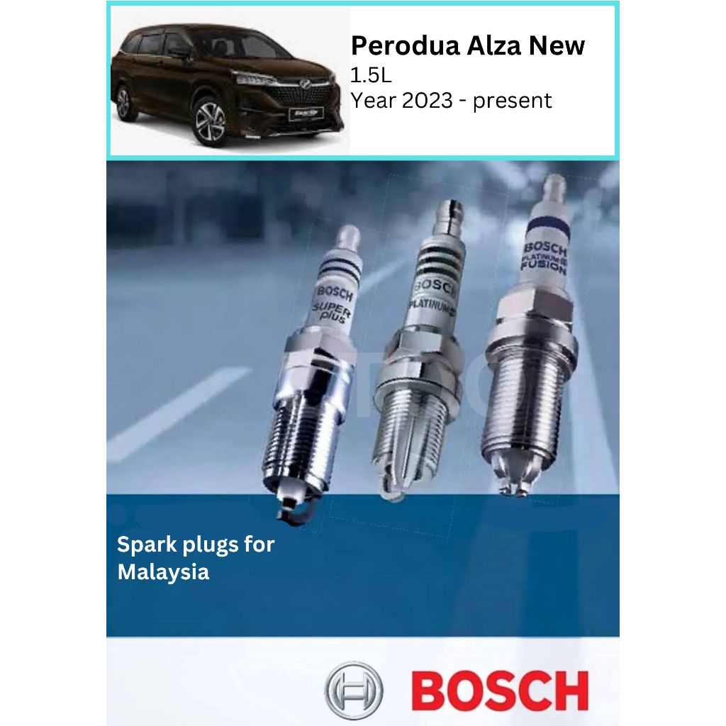 BOSCH Spark Plug Perodua Alza New 1.5 ( 2023 - present ) / Toyota Veloz ...