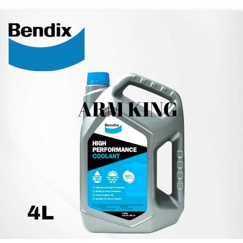 BENDIX High Performance Coolant 4L Blue Premix Ready to Pour | Shopee ...