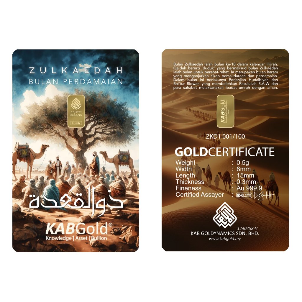 Gold Bar 0.5g Zulkaedah 2024 | Shopee Malaysia