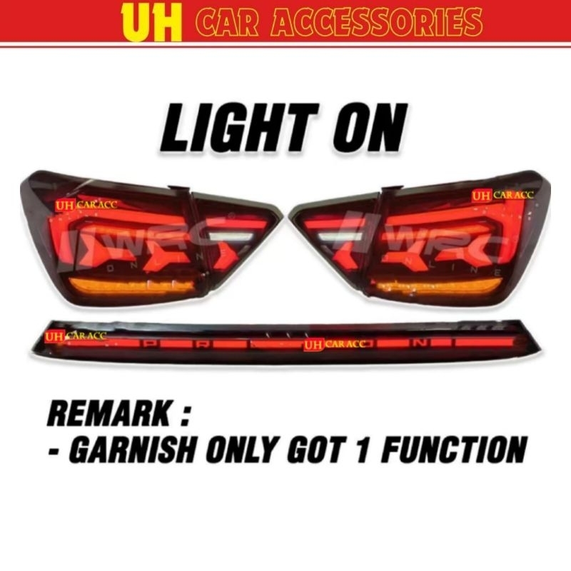 Proton Saga VVT 2016 - 2024 Lamborghini Design Dynamic Tail Lamp With ...
