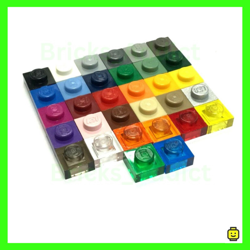 LEGO PARTS (GENUINE) 3024 Plate 1x1 Assorted Colours | Shopee Malaysia