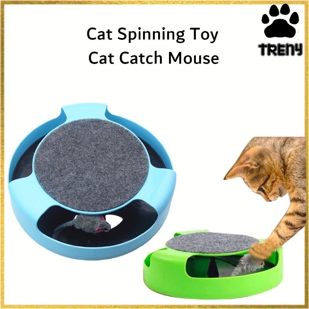 Cat Catching Mouse Version Turntable Cat Catcher Toys Cat Catch Fake ...