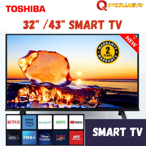 Toshiba 32" / 43" FULL HD BASIC / SMART LED TV 32V31LP /32V35KP/ 43v31MP - BordLess Design ...