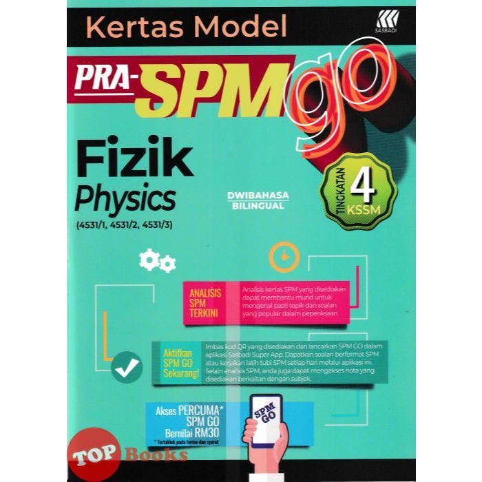 [TOPBOOKS Sasbadi] Buku Latihan : Kertas Model Pra SPM GO KSSM 2024 ( Tingkatan 4 ) | Shopee ...