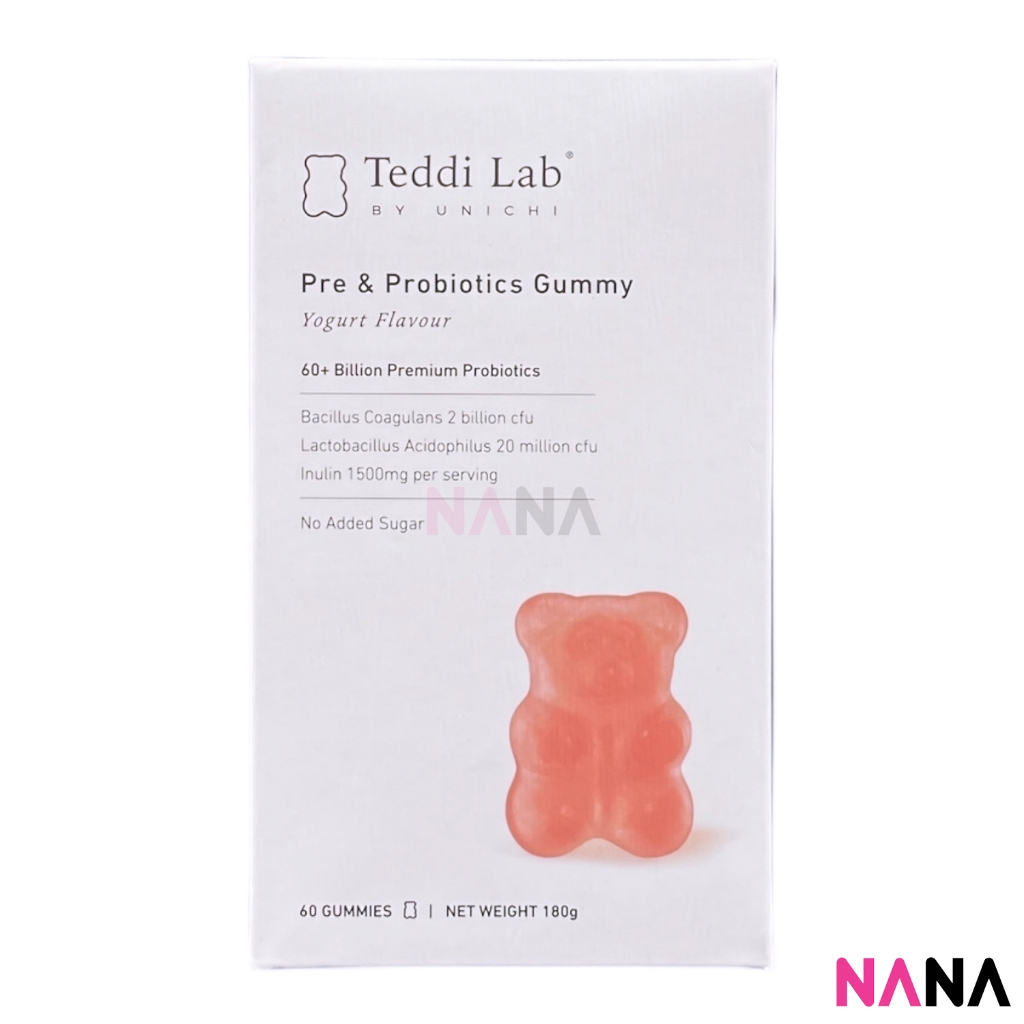 Unichi Teddi Lab Pre & Probiotics Gummy - Yogurt Flavour 60 Gummies ...