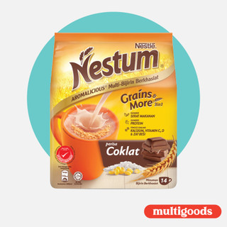 Nestum 3 in 1 Coklat Nestle Chocolate Multi-bijirin Berkhasiat (28g x ...