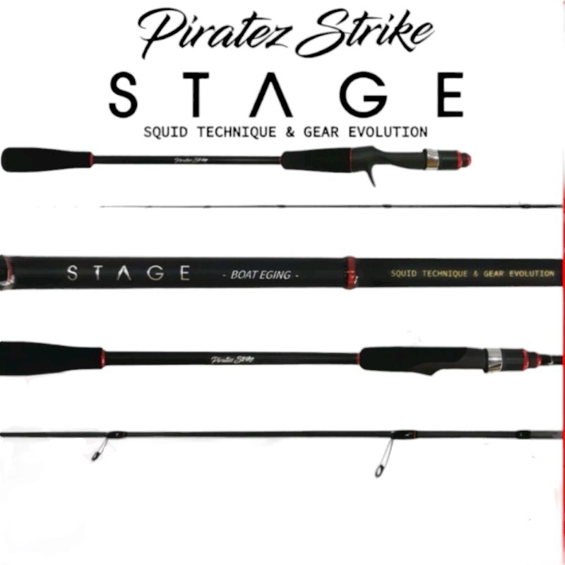 PIRATEZ STRIKE STAGE BOAT EGING FISHING ROD | Shopee Malaysia