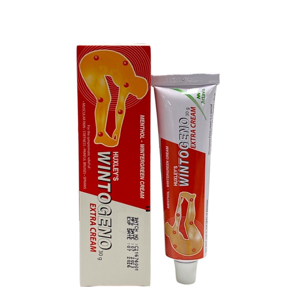 Huxley's Wintogeno Extra Cream 30g (Muscular Pain, Stiffness, Bruise ...