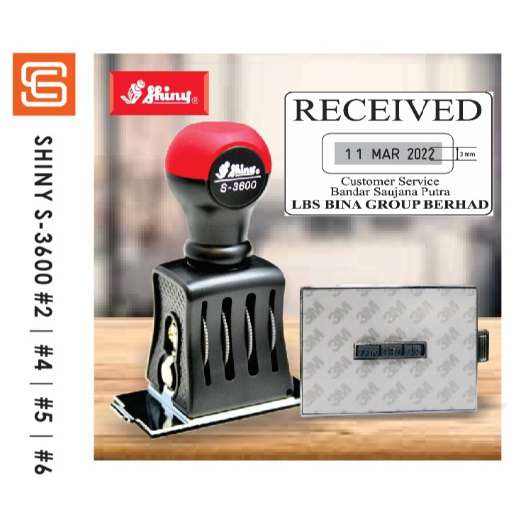 SHINY DATE STAMP S3600#2 | S3600#4 | S3600#5 | S3600#6 | Shopee Malaysia