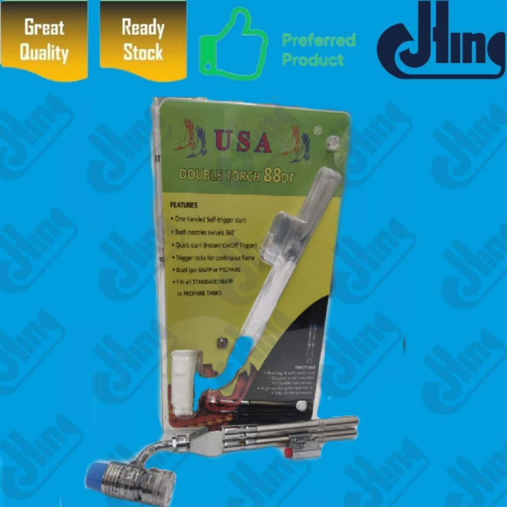 USA 88 DT Double Head Torch | Welding Breazzing Torch | Shopee Malaysia