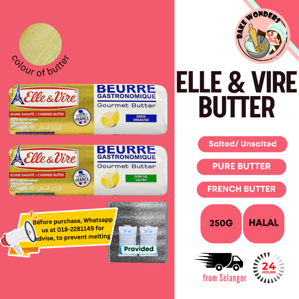 [ Chill ] (PROMO) Elle & Vire Butter French Butter Elle & Vire Salted ...