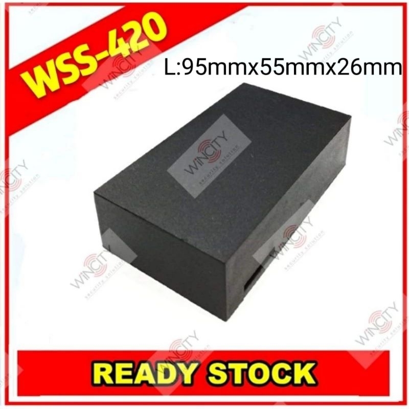 WSS-420 Black Plastic Waterproof DIY Project Box (95x55x26mm) Enclosure ...