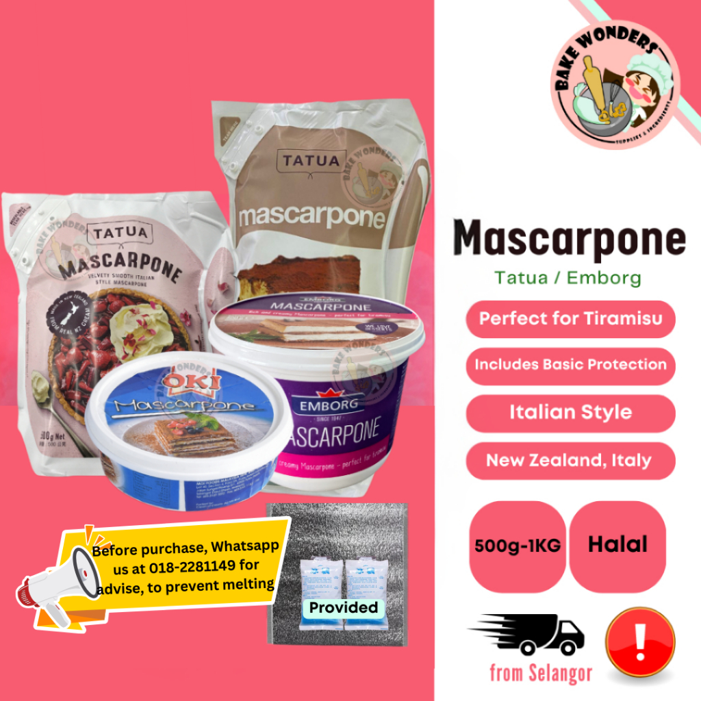 [ Chill ] Emborg Mascarpone Tatua Mascarpone OKI Mascarpone Mascarpone ...