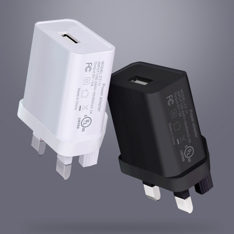 5V 2A USB Charger Power Adapter White FC UKCA Certified | Shopee Malaysia