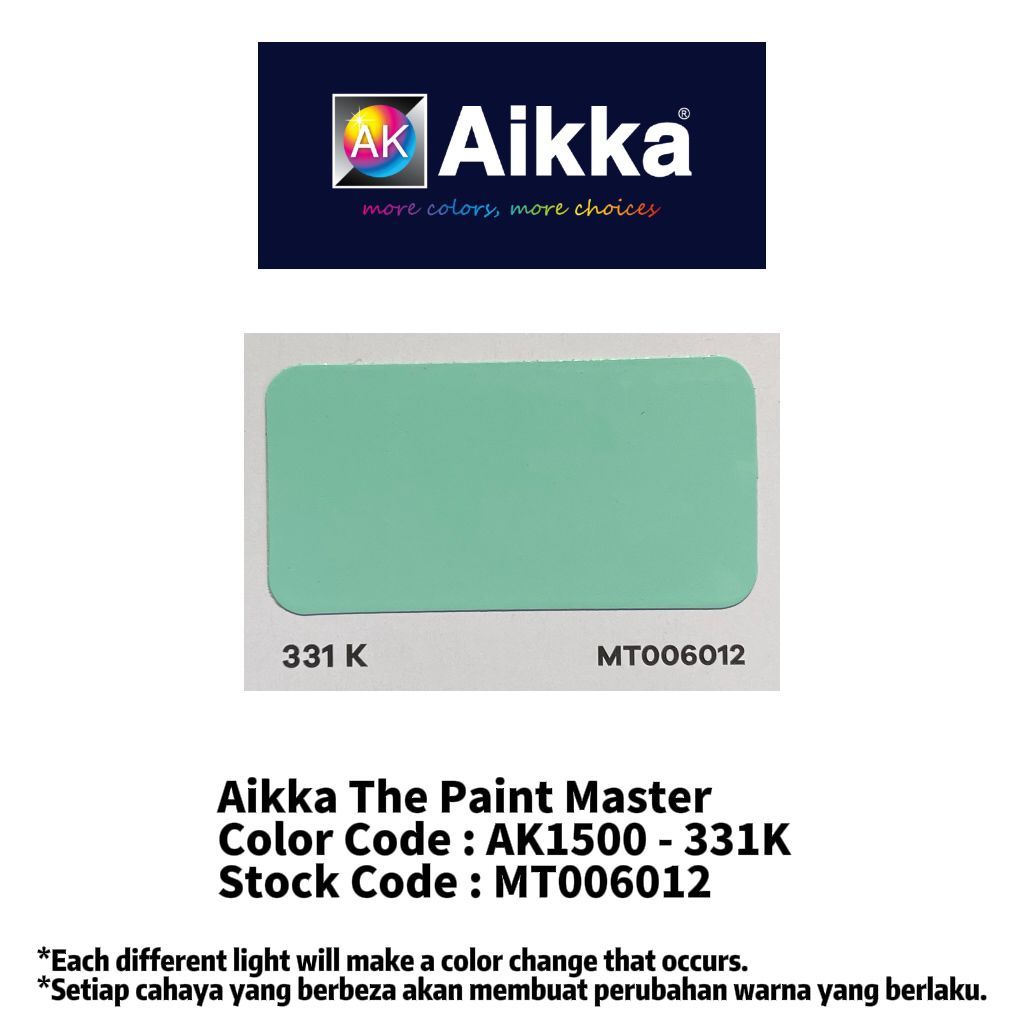 AIKKA / PANTONE COLOR AK1500 - 331K / HIGH SOLID GLOSS | Shopee Malaysia