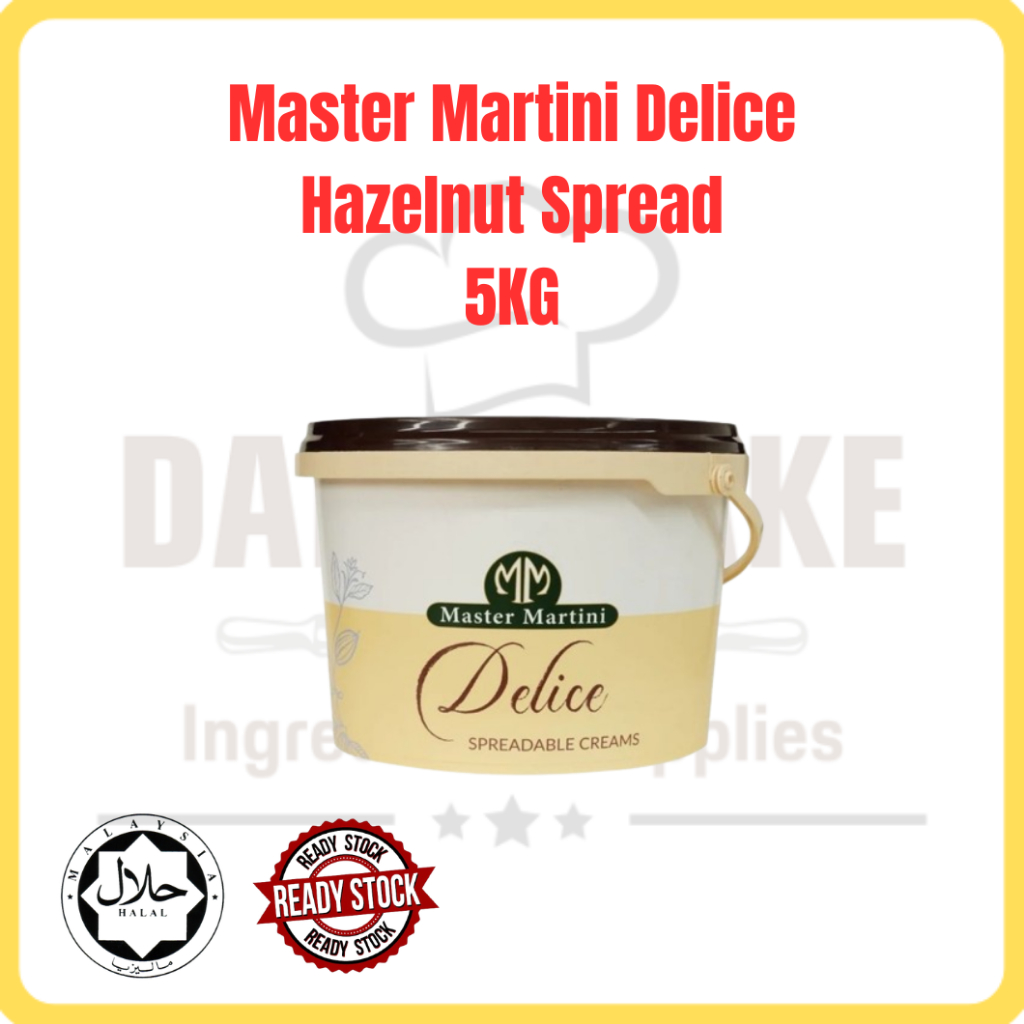 Master Martini Delice Gran Nocciola Hazelnut Spread 5KG/榛子酱/Ingredients ...