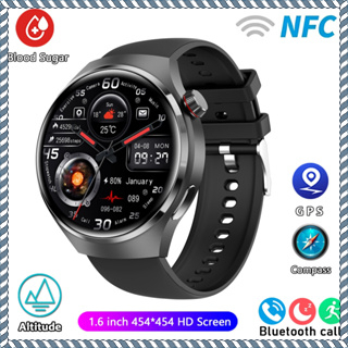 Guhuavmi Men GPS Smart Watch HD Screen Heart Rate Bluetooth Call NFC ...