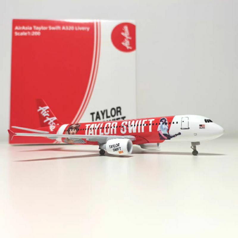 Air Asia Airline Taylor Swift World Tour 1/200 AIRBUS A-320 Model ...