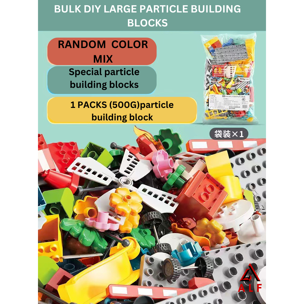 (CLEARANCE SALES)500G BULK DIY LARGE PARTICLE SPECIAL BLOCKS/LEGO BESAR ...