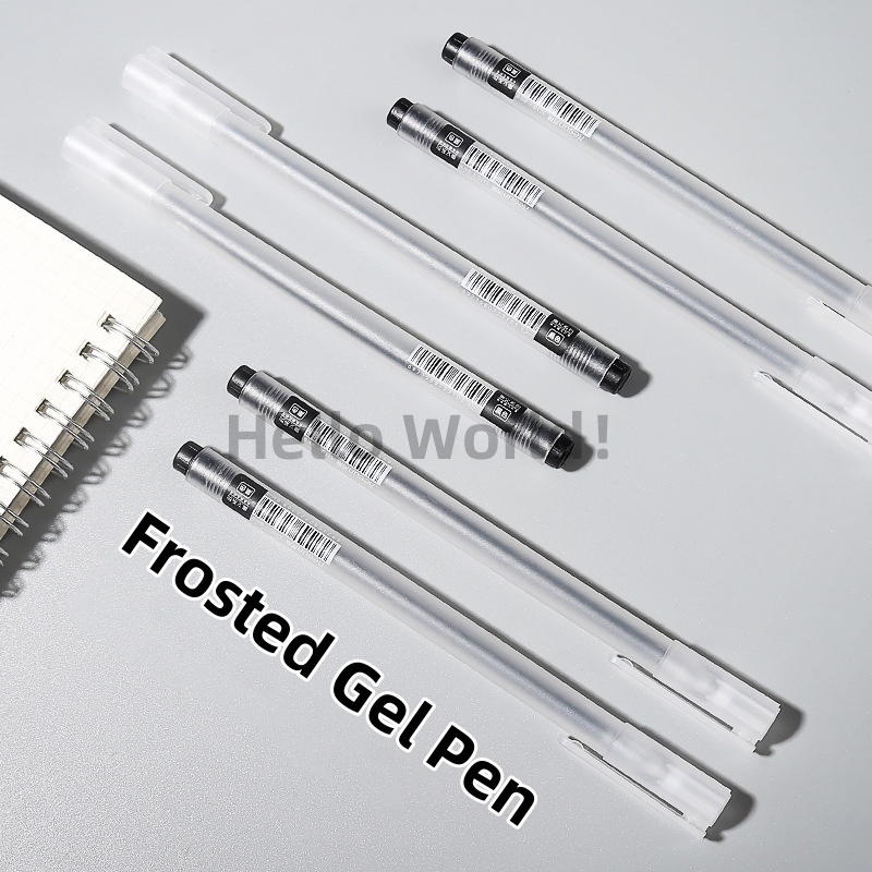 MUJI Style 3 Colors 0.5mm Water-based Pen Gel Pen Black Red Blue Ink ...