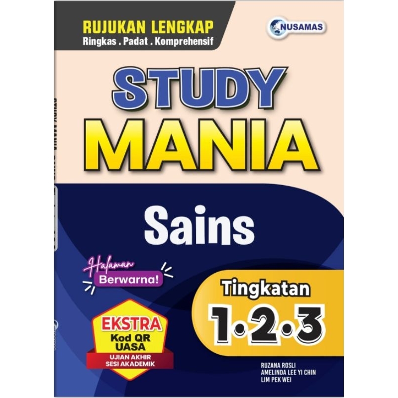 [2024] Rujukan Lengkap Study Mania Sains Tingkatan 1.2.3 | Shopee Malaysia
