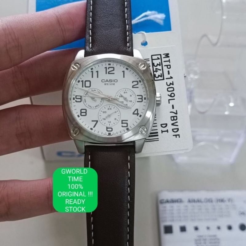 CASIO ORIGINAL MTP-1309L-7B/MTP-1309L-7BVDF/MTP-1309L/MTP1309L | Shopee Malaysia