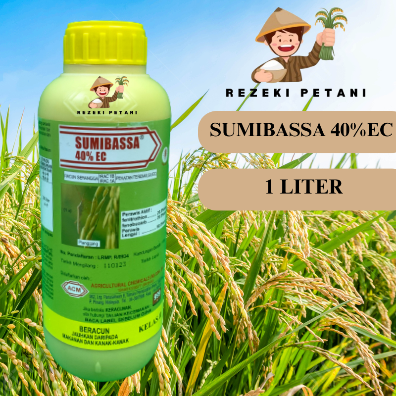 [ORIGINAL] 1L SUMIBASSA 40% EC ACM fenitrothion fenobucarb Racun Kesing Racun Bena Racun Ulat ...
