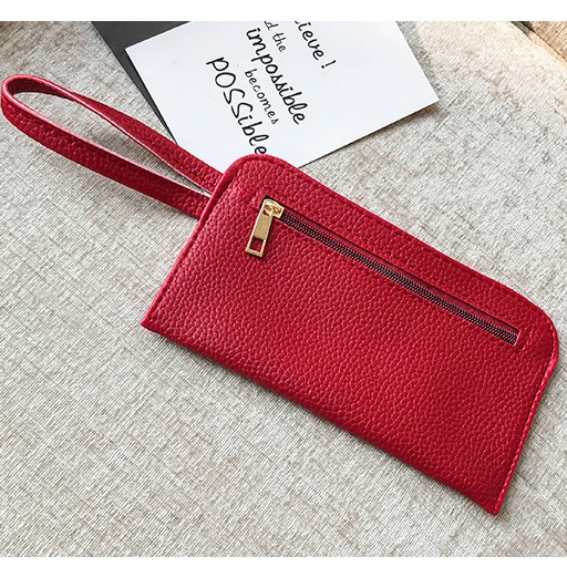 🌸VELLA Phone Long Wristlet Wallet Clutch Multipurpose Zip Phone Wanita ...