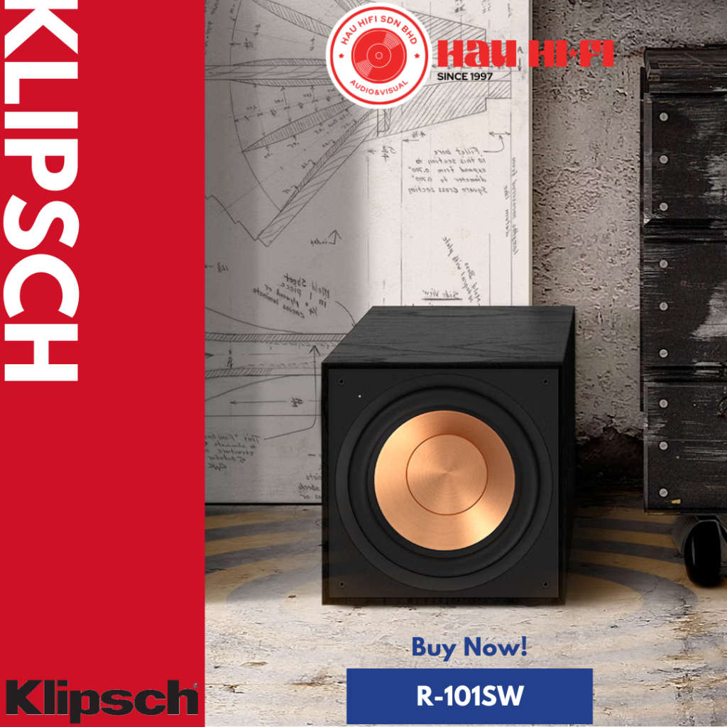 Klipsch R-101SW 10" Powered Subwoofer | Shopee Malaysia