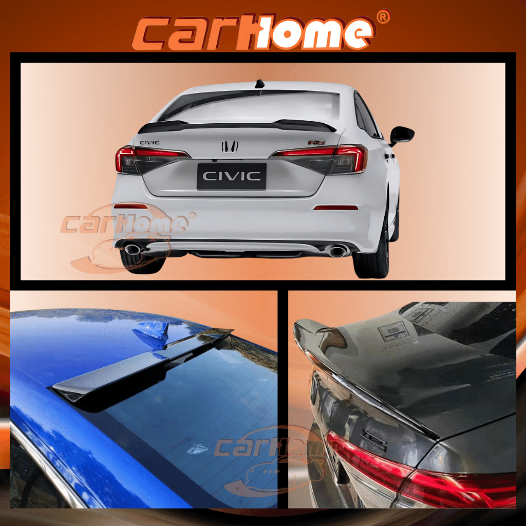 Honda Civic FE 2022 RS Spoiler Ducktail Spoiler Windsceen Spoiler Roof ...