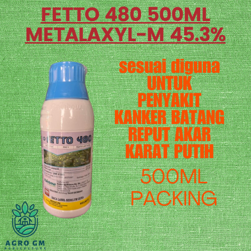 Racun kulat Fetto 480 500ml Metalaxyl-M (sama dengan Ridomil) | Shopee ...