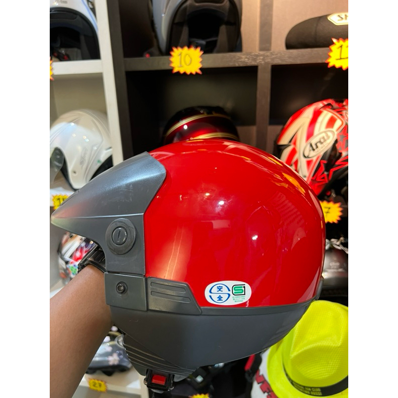 Ready stock ️shoei H1 robot merah ️original japan 💯 | Shopee Malaysia