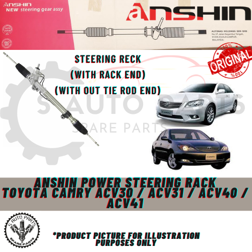 TOYOTA CAMRY ACV30 / ACV31 / ACV40 / ACV41 POWER STEERING GEAR RACK ...