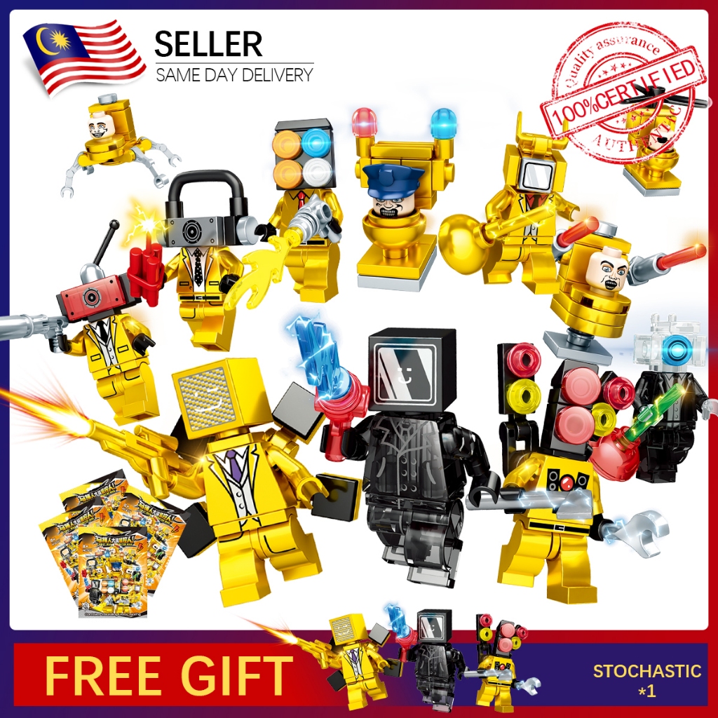Roblox Skibidi toilet man blind bag toy brick /goodies gift /surprise ...