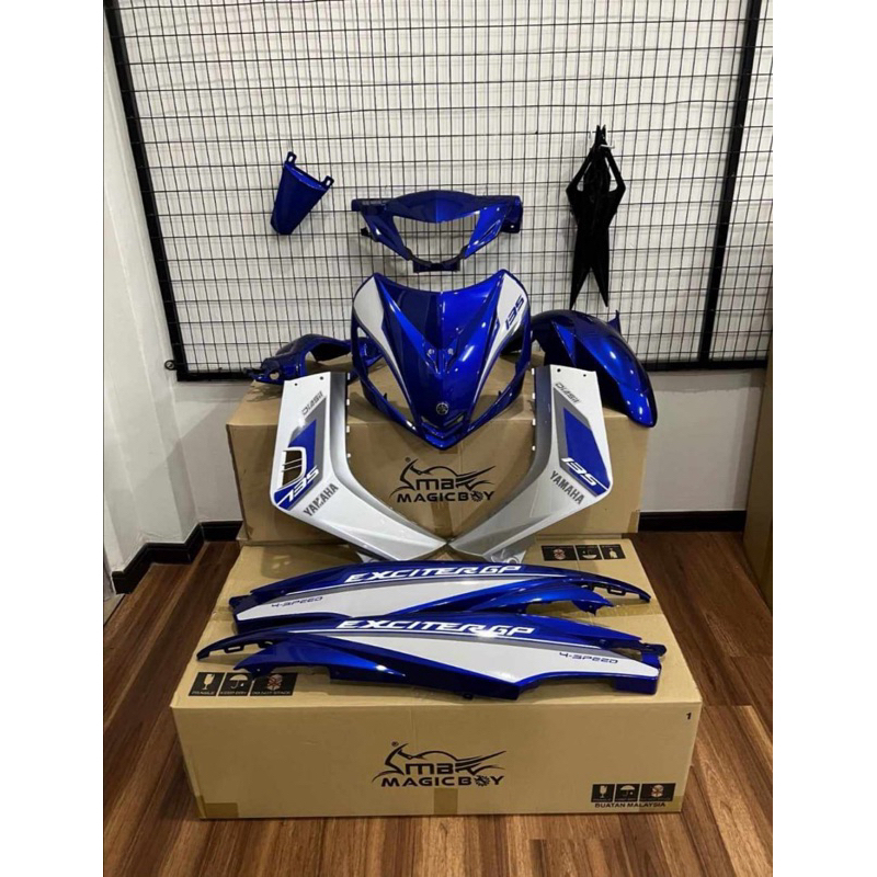 COVERSET YAMAHA LC V1 DESIGN EXCITER GP EDITION SIAP TAMPAL | Shopee ...