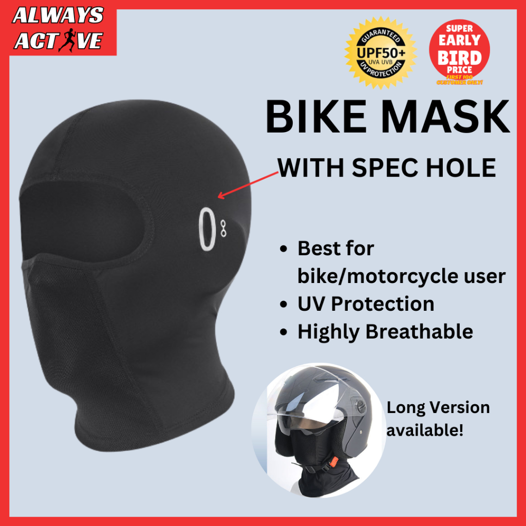 Bike Mask Motorcycle Mask for Motorcycle Face Mask Motor Specs Hole ...