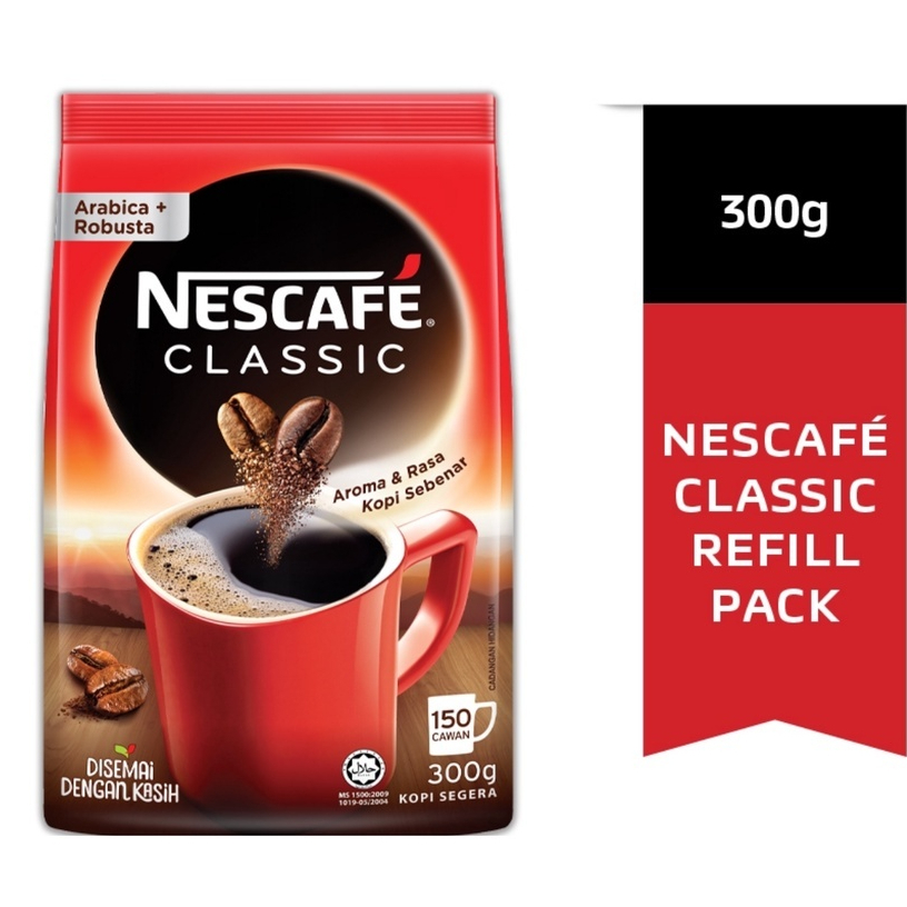 NESCAFE Classic Refill Pack 100g 200g 300g | Shopee Malaysia