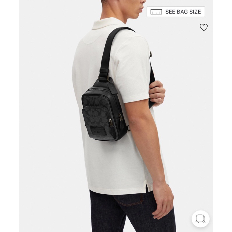 Coach Track Pack 14 In Signature Canvas | Shopee Malaysia