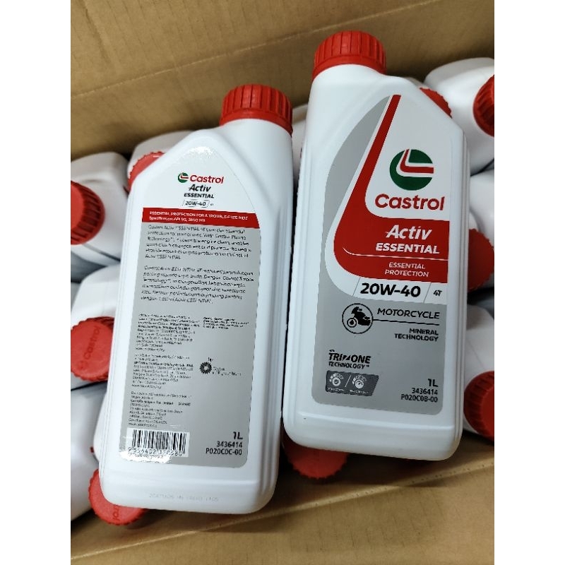 New Stock 2024 year Castrol 🔥🔥💯original castrol go 4T 20W40 1L | Shopee ...