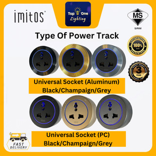 IMITOS Generation 2 Power Track Adjustable Type C Switch Surface Rail ...