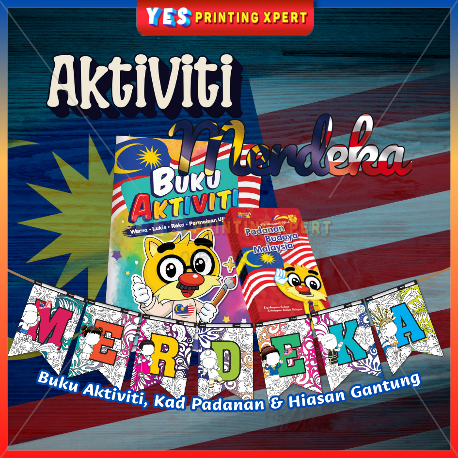 [READY STOCK] AKTIVITI MERDEKA_Hiasan Gantung, Buku & Kad Budaya ...