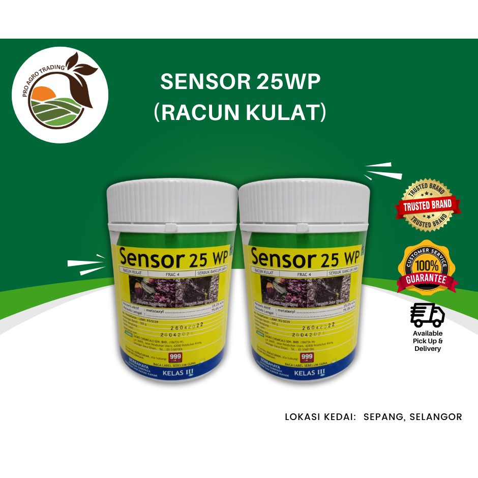 Zagro SENSOR Metalaxyl (1KG) - Racun Kulat Penyakit Kanker Batang ...