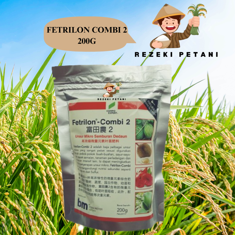 [ORIGINAL] 200G Fetrilon Combi 2 Baja Buah Micronutrient Fertilizer ...