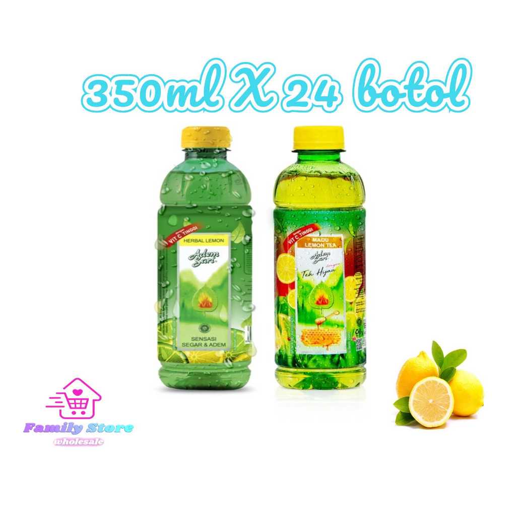 Adem Sari Madu Lemon /Herbal Lemon Tea 350ml X 24 Bottle | Shopee Malaysia