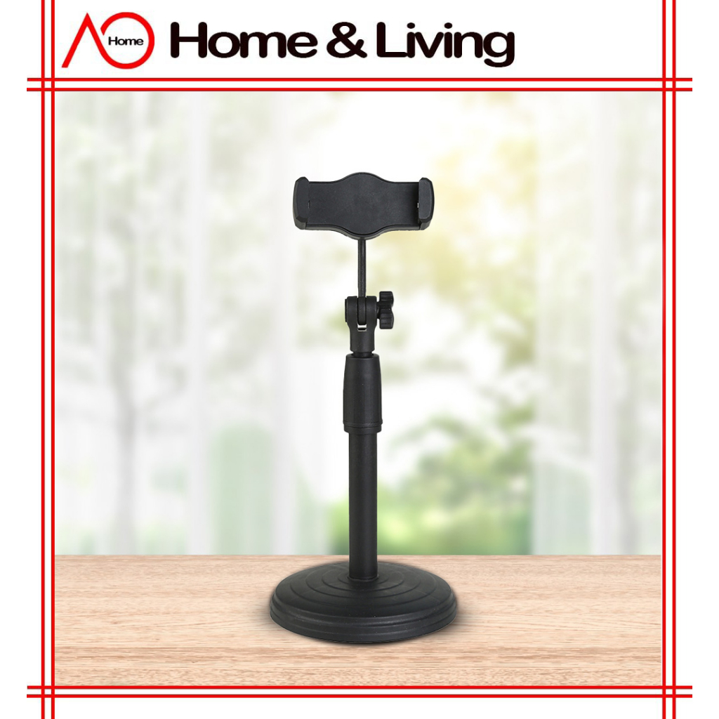 AO Home Portable Adjustable Mobile Phone Stand Liftable Desktop Live ...