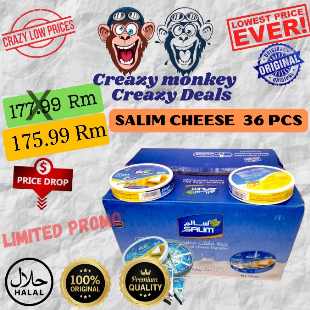 Salim Triangle Cheese Carton 36 packs(8 Triangles Each) | Shopee Malaysia